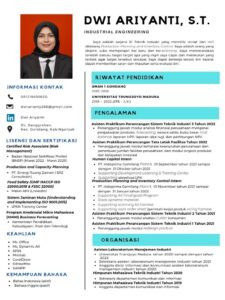 Contoh CV Fresh Graduate dengan dan Tanpa Pengalaman Kerja | Future Skills