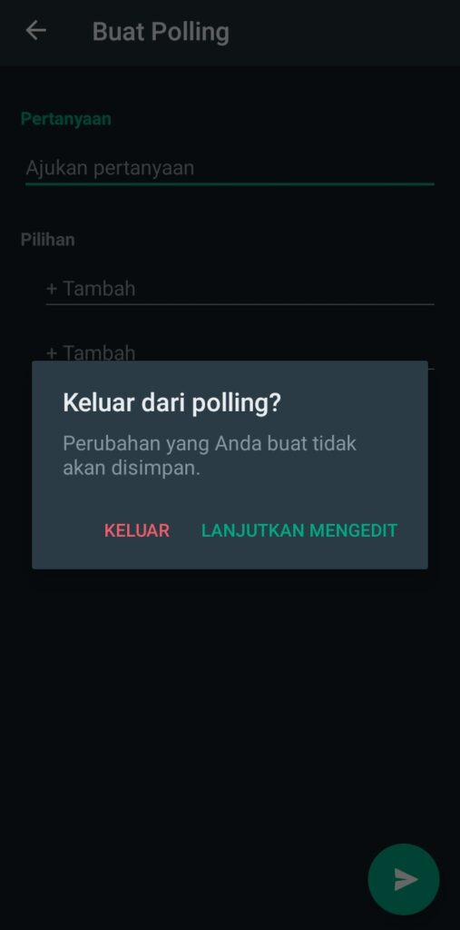 Cara Membuat Polling di WhatsApp Grup Terbaru 2022 (Android, iPhone ...