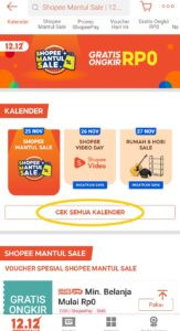 Cara Melihat Kalender Shopee untuk Dapat Promo Sampai Belanja 0 Rupiah!