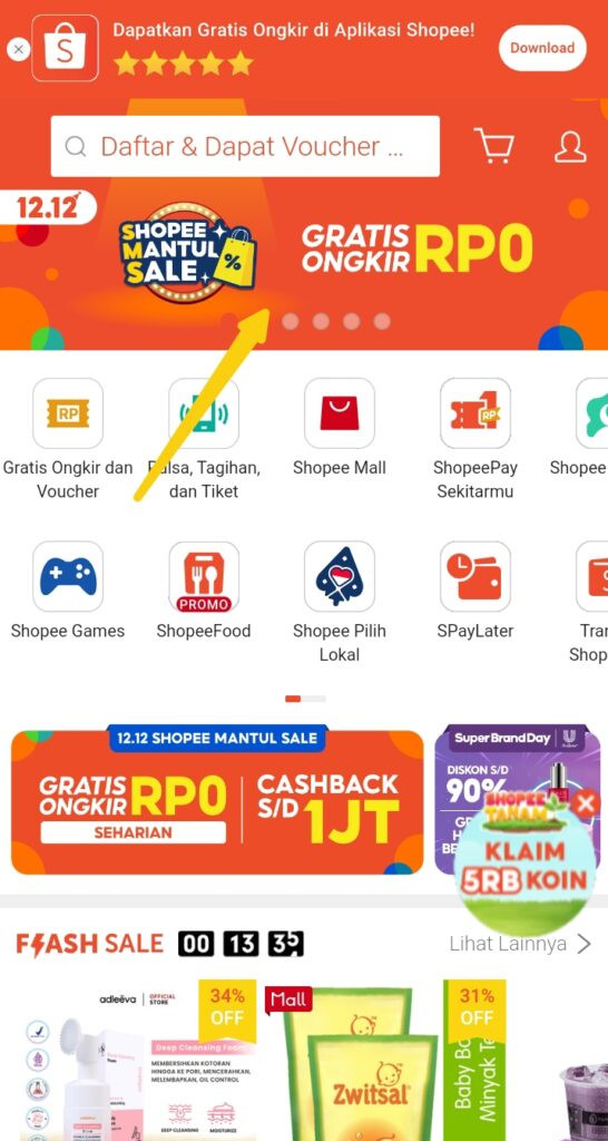 Cara Melihat Kalender Shopee untuk Dapat Promo Sampai Belanja 0 Rupiah!