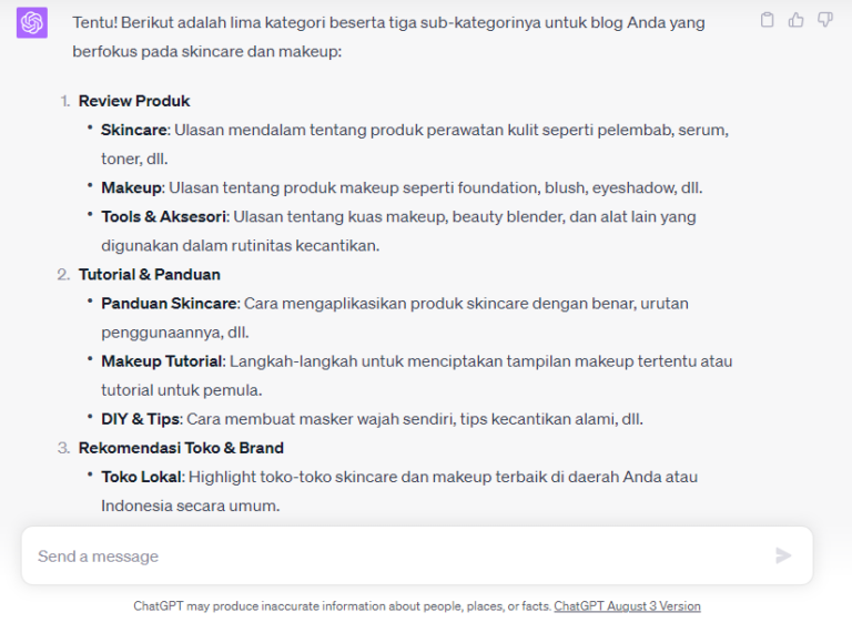 Cara Menggunakan ChatGPT untuk Menulis Konten Website [+ Contoh Prompt]