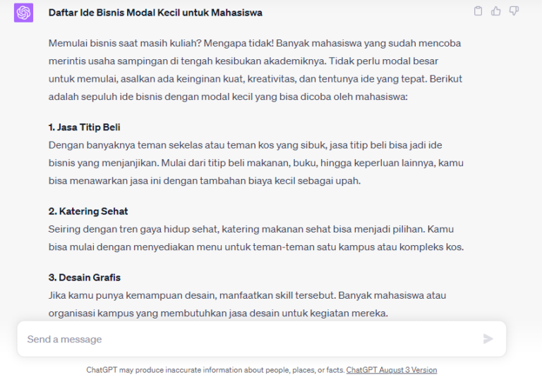 Cara Menggunakan ChatGPT untuk Menulis Konten Website [+ Contoh Prompt]