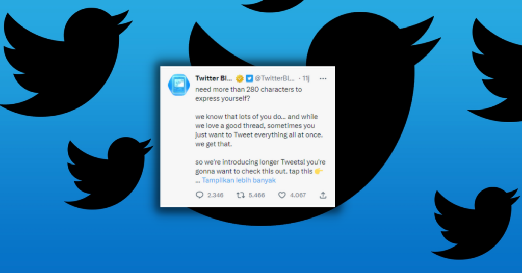 Resmi Hadir Di Indonesia, Twitter Blue Mampu Bikin Tweet Hingga 4000 ...