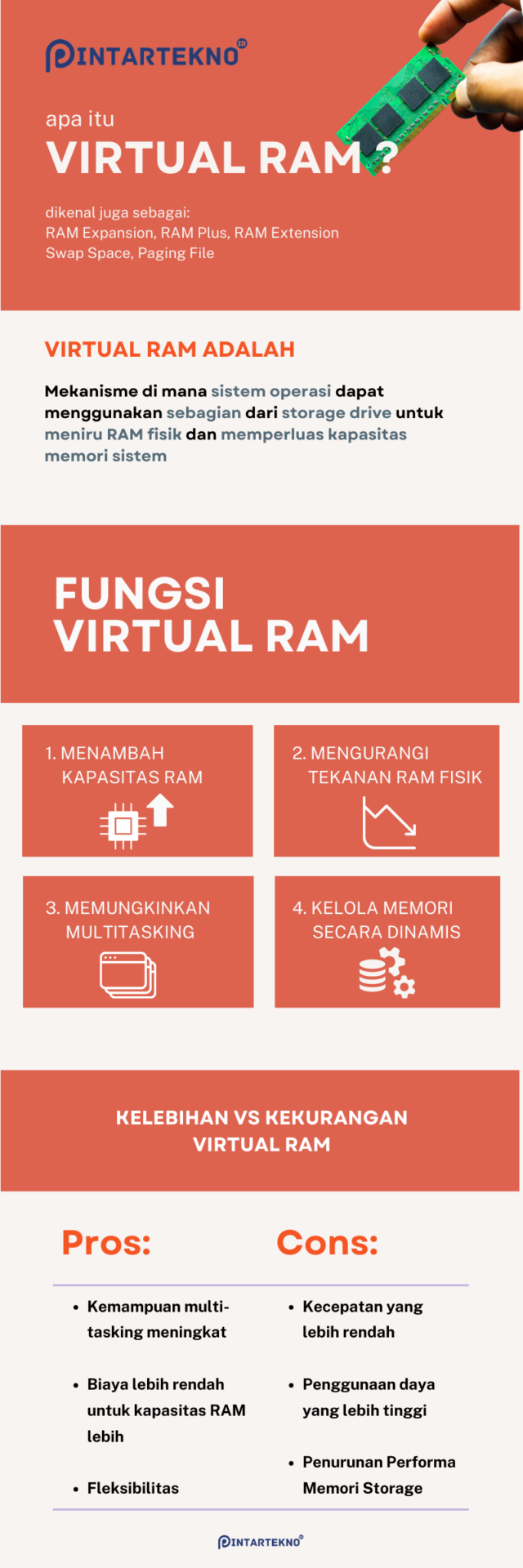 Mengenal Virtual RAM: Cara Kerja, Manfaat, dan Kekurangannya - PintarTekno - Page 2 of 2