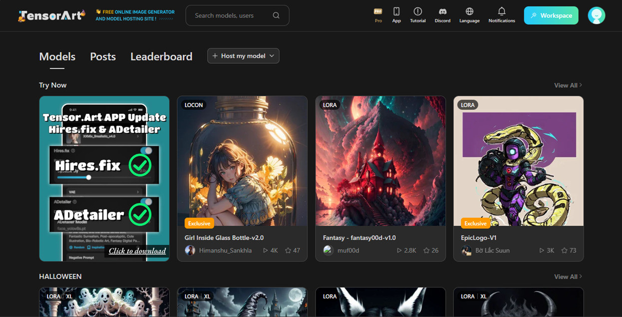 Bebas Pilih dan Upload Trained Model (LoRA) Pakai Tensor Art AI - PintarTekno