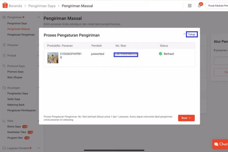 Cara Cetak Resi Shopee PDF melalui Komputer, Tidak Sulit - Plugin Ongkos Kirim