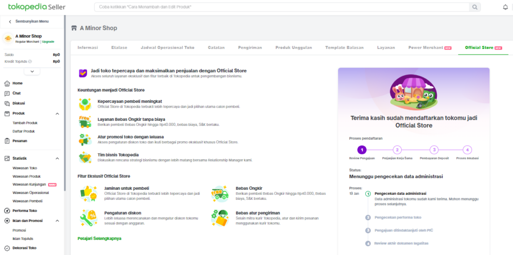 Cara Menjadi Official Store Tokopedia, Ini Proses dan Syaratnya! - Page ...