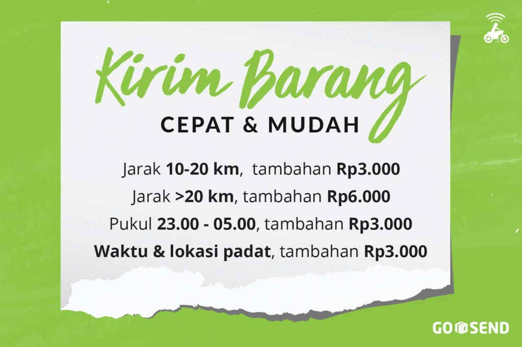 Tarif GoSend per KM dan Cara Cek Biaya Pengirimannya via Aplikasi GoJek ...