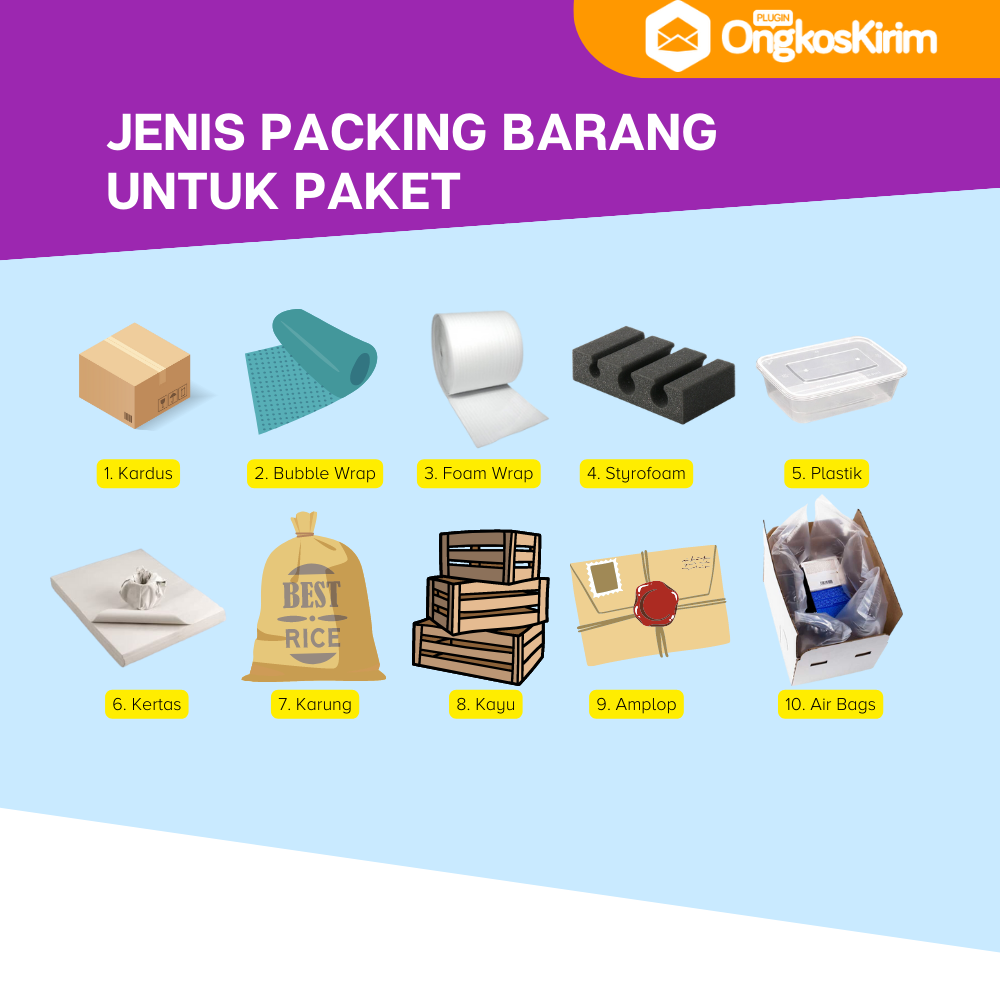 10 Jenis Packing Barang yang Aman untuk Pengiriman Paket - Plugin ...
