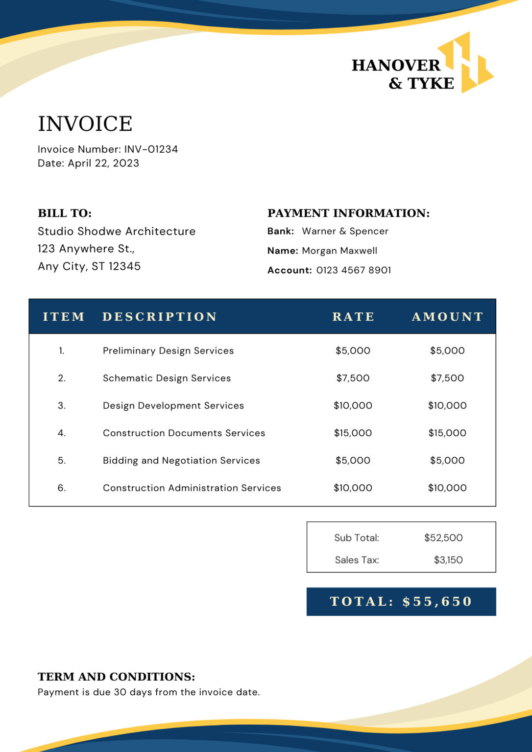 Download Template Invoice Gratis Di Sini, Tinggal Edit Saja! - Plugin ...