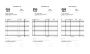 Unduh Template Nota Kosong Mudah Diedit dan Tambah Logo - Plugin Ongkos ...