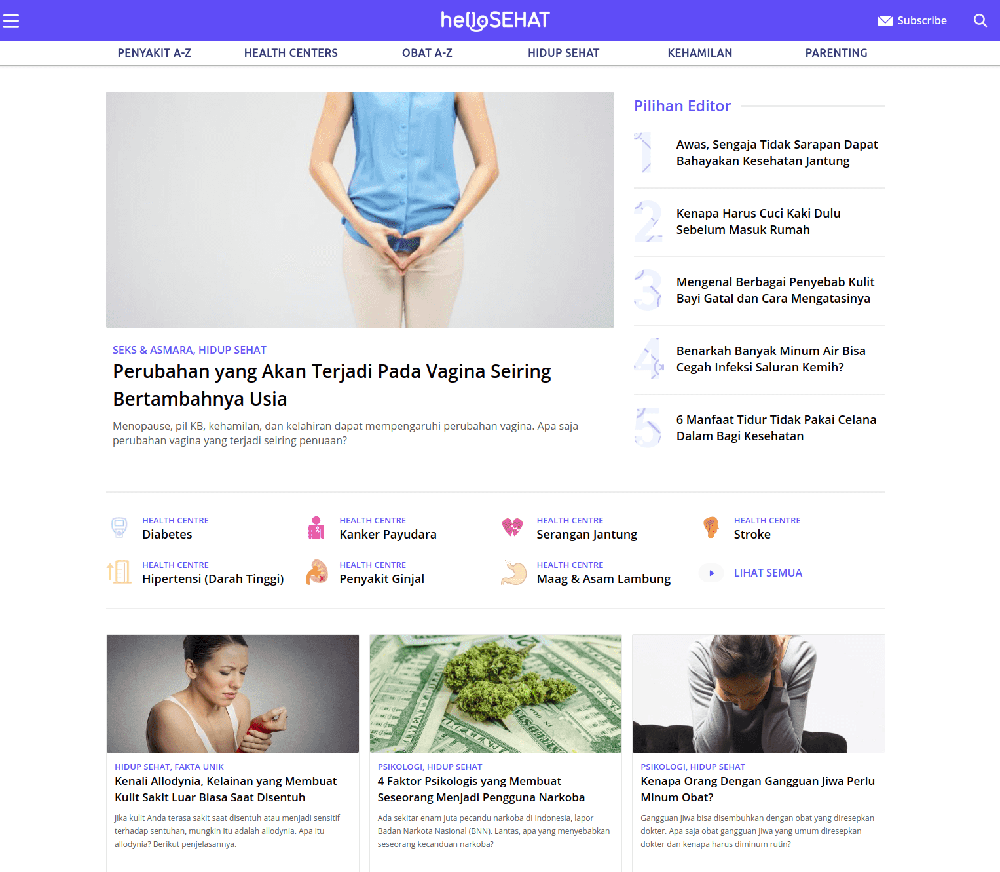 Hello Sehat - Tonjoo