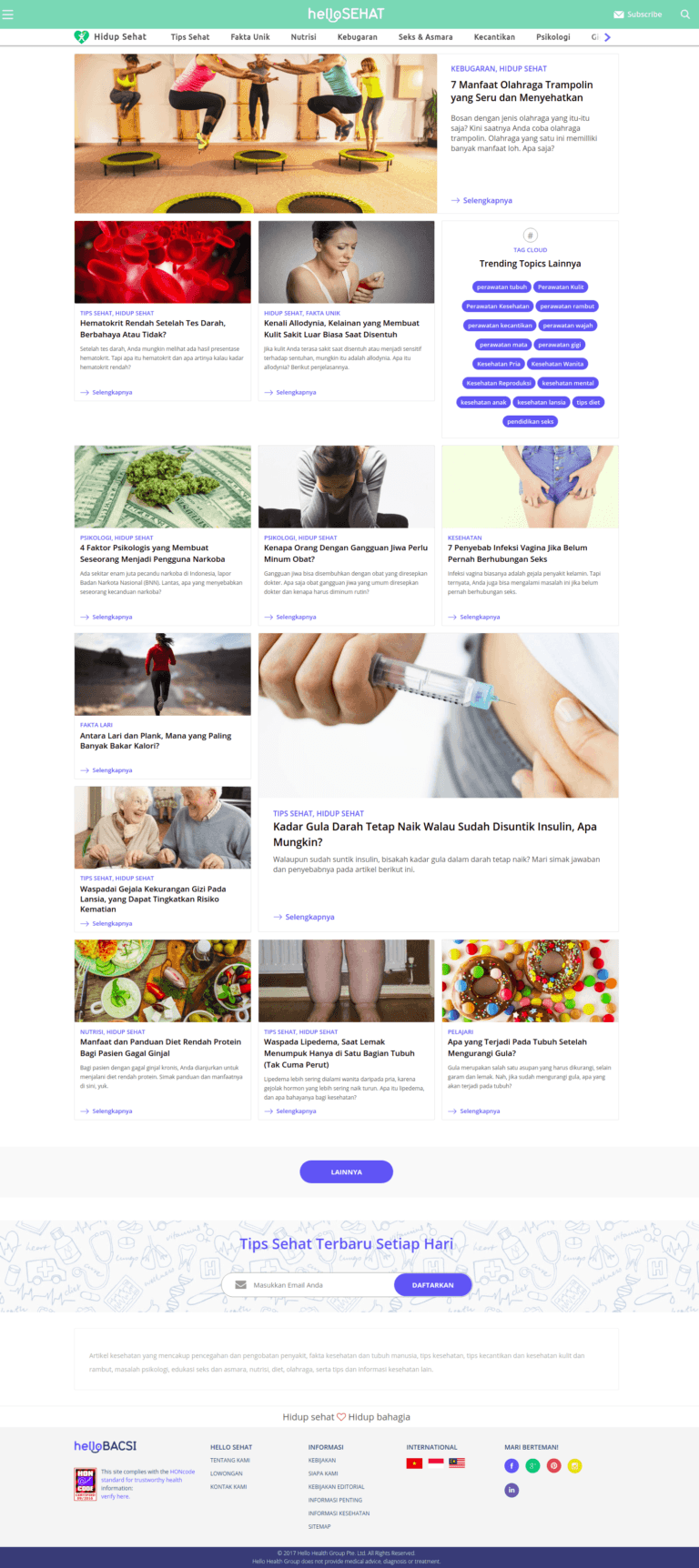 Hello Sehat - Tonjoo