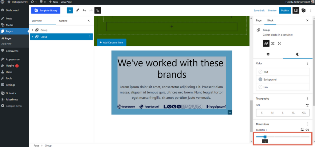 Gutenberg WordPress (Part 6): How to Create Client Logo Section - Tonjoo