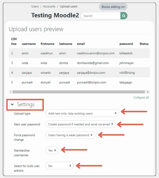 2 Cara Menambahkan Siswa dan Guru di Moodle (Secara Individu dan Masal) - Tonjoo