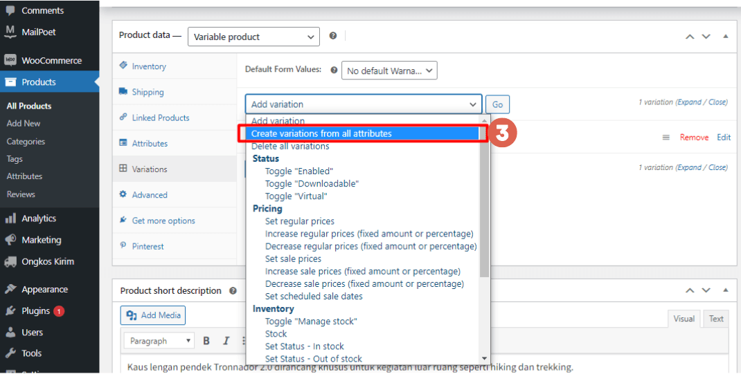 Cara Menambahkan Variasi Produk di WooCommerce dengan Mudah - Tonjoo Studio
