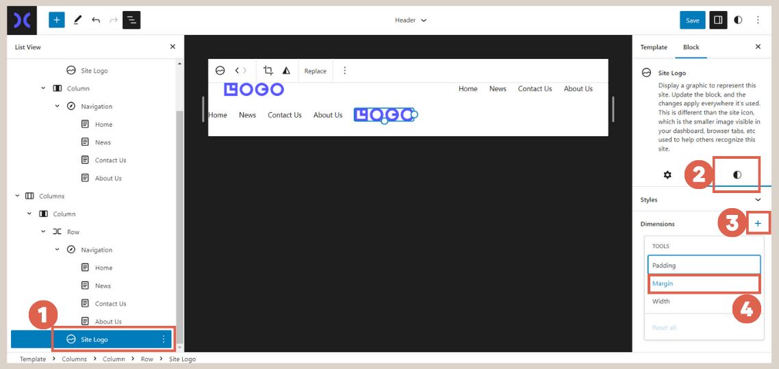 Gutenberg Tutorial Part 9 How To Create Responsive Header And Footer