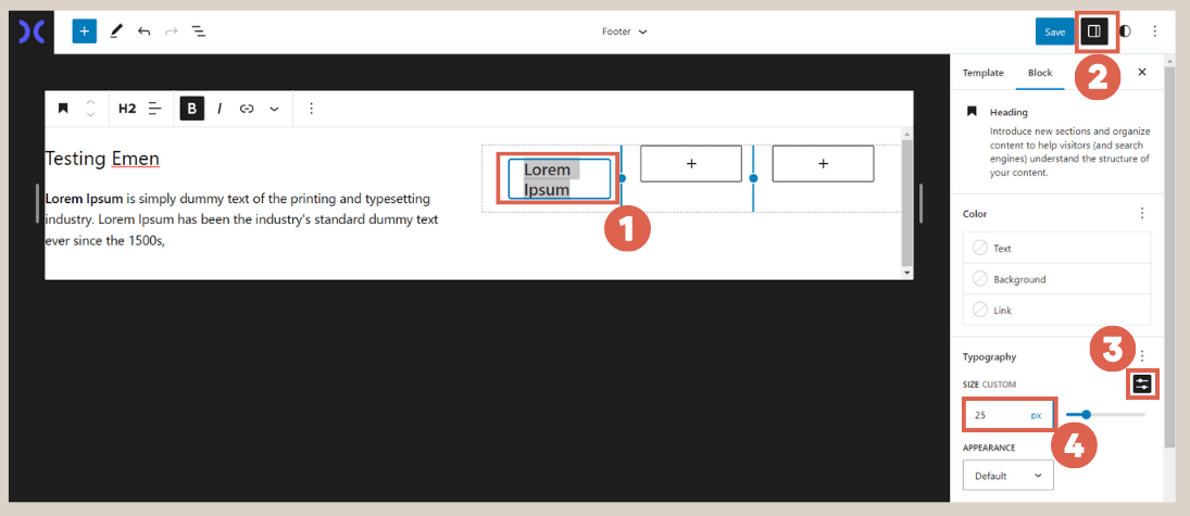 Gutenberg Tutorial Part 4 How To Create Footer For Website Tonjoo