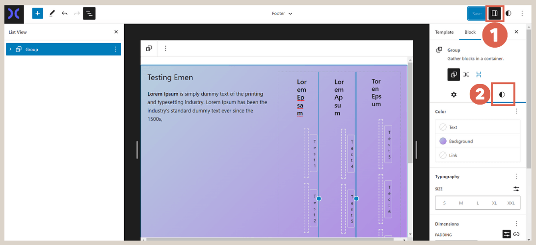 Gutenberg Tutorial Part 4 How To Create Footer For Website Tonjoo