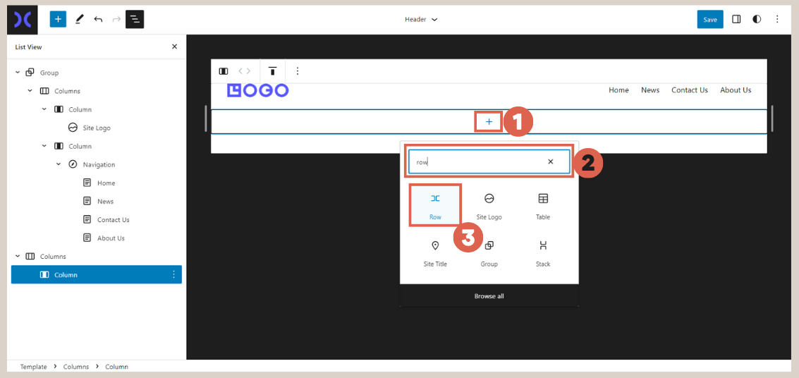 Gutenberg Tutorial Part 9 How To Create Responsive Header And Footer