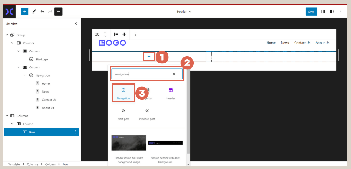 Gutenberg Tutorial Part 9 How To Create Responsive Header And Footer