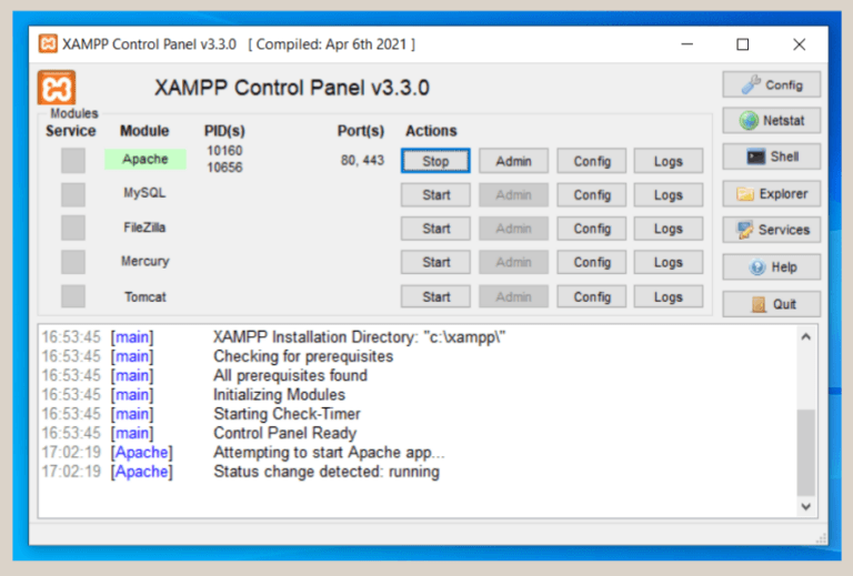 2 Cara Mengatasi Error: Apache shutdown unexpectedly di XAMPP - Tonjoo Studio
