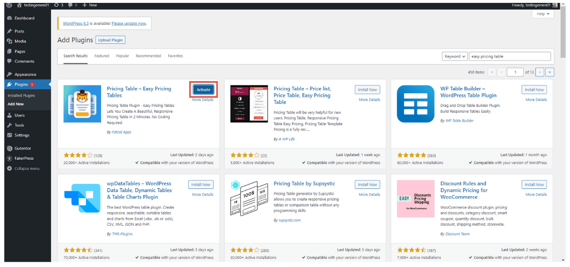 How to Create a WordPress Pricing Table - Tonjoo Studio