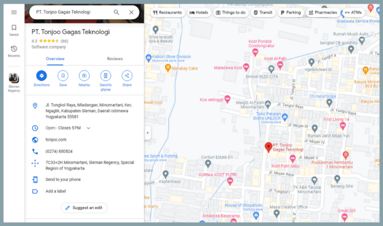 Cara Menampilkan Google Map di Website WordPress - Tonjoo Studio