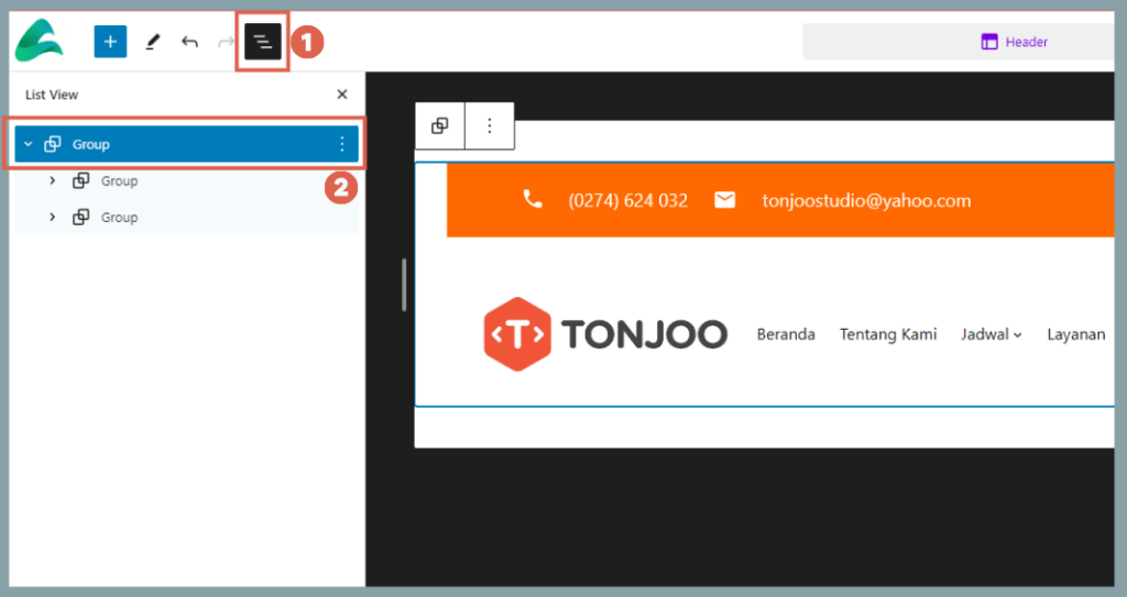 How to Create Sticky Header in WordPress (2 Methods) - Tonjoo Studio