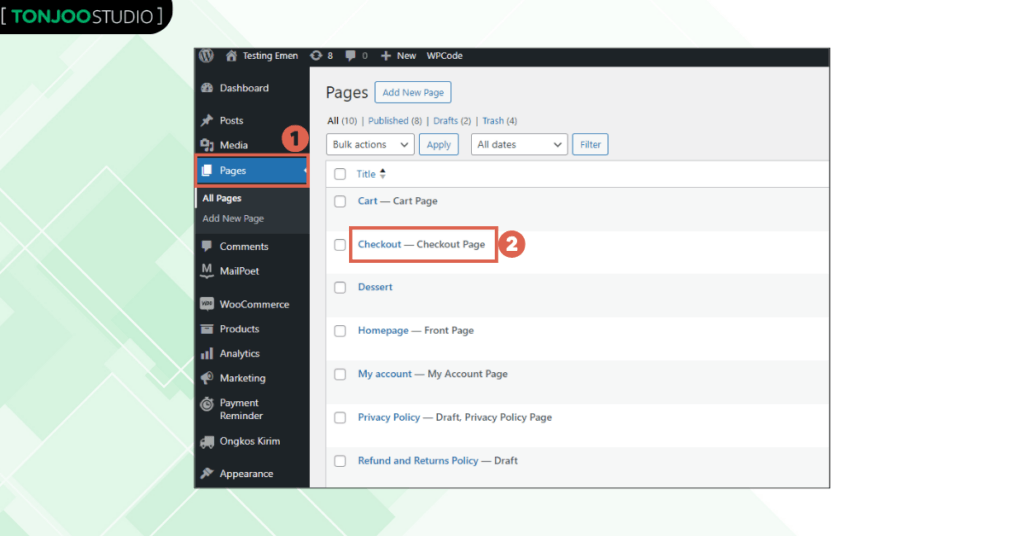 Cara Mengubah Halaman Checkout WooCommerce ke Classic Editor - Tonjoo ...
