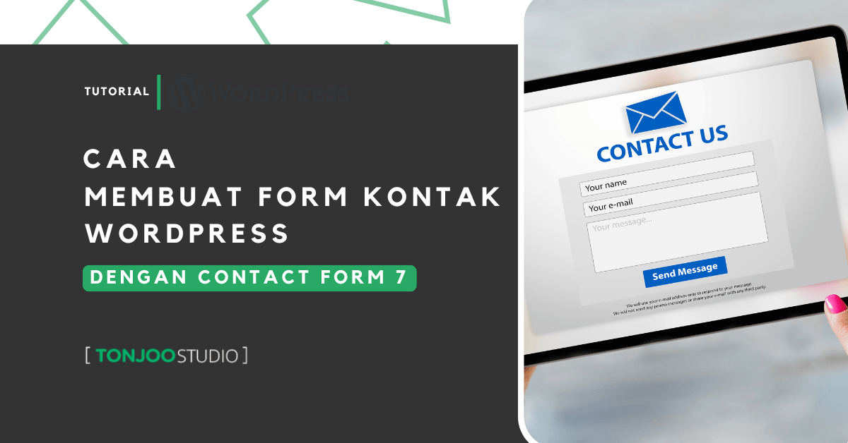 Cara Membuat Form Kontak di Gutenberg dengan Contact Form 7