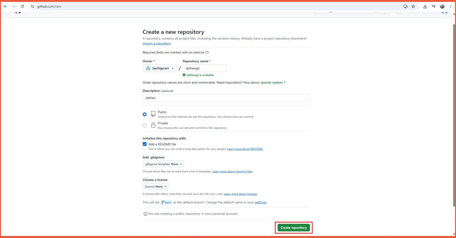 6 Langkah Cara Push Project ke GitHub