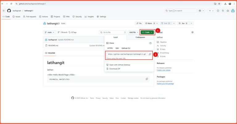 Cara Menggunakan GitHub untuk Pemula