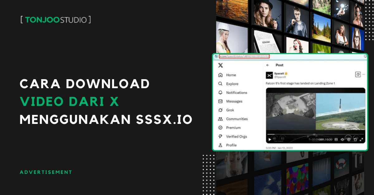Cara Download Video dari X Menggunakan sssx.io dalam 5 Langkah - Tonjoo Studio